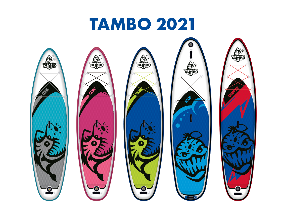 TAMBO modely 2021 - Paddleboardshop.cz